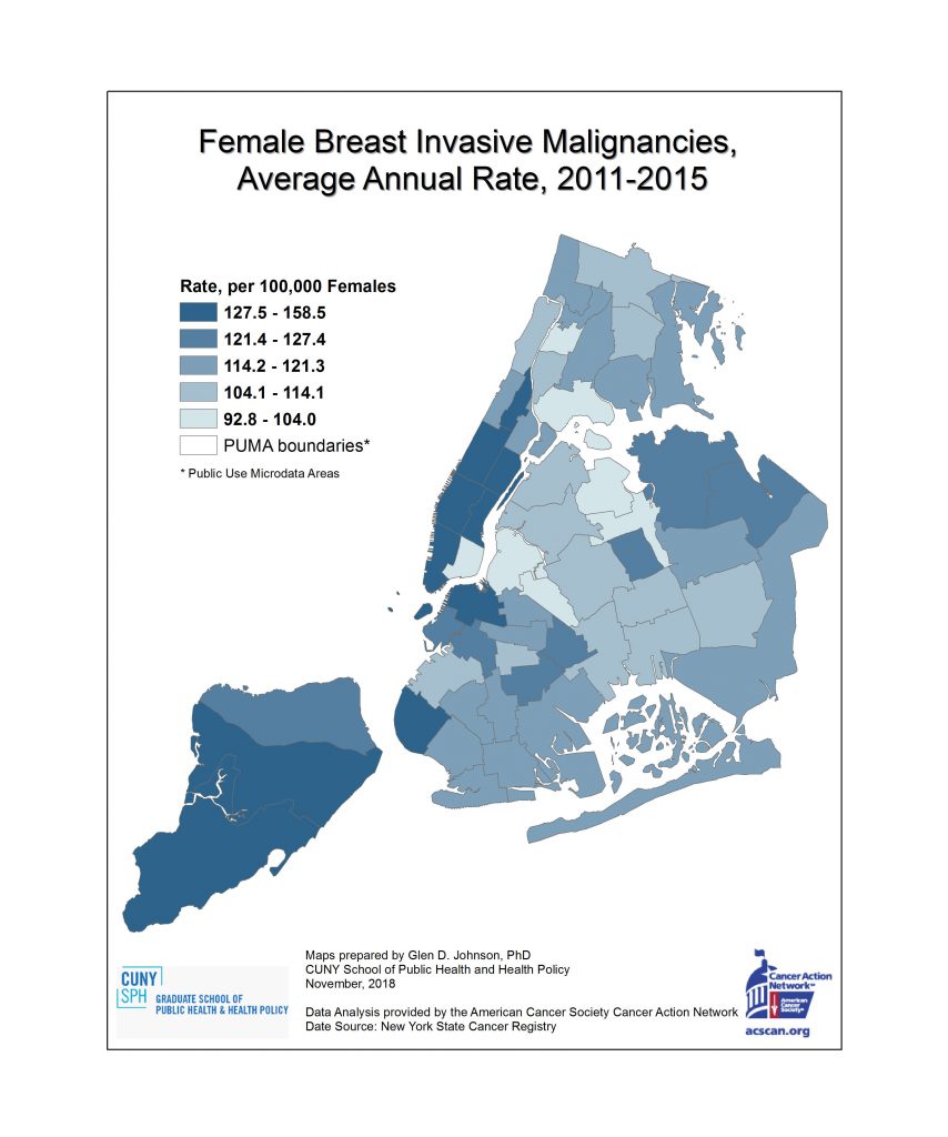 Report on cancer in NYC featuring maps by CUNY SPH professor makes ...
