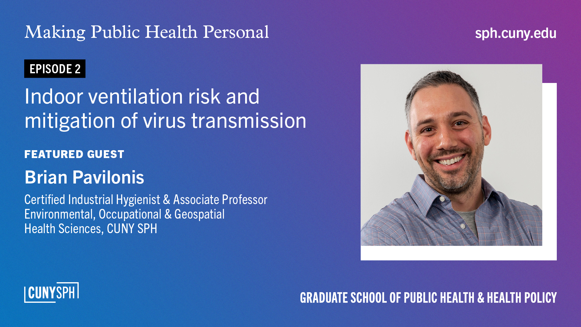Making Public Health Personal - CUNY Graduate School of Public Health ...