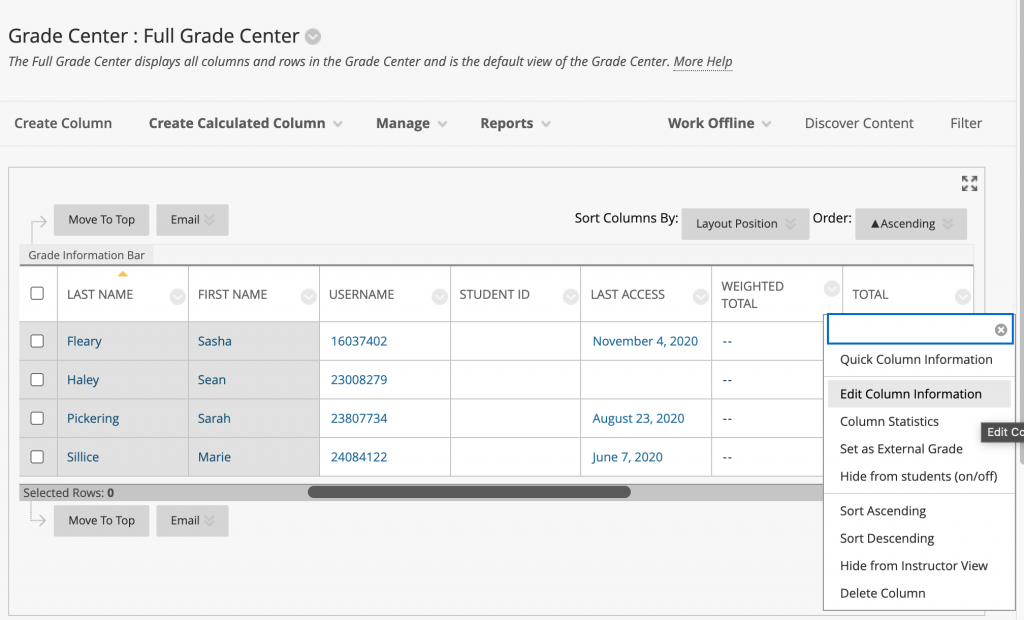 Setting up Grade Center (for faculty) - CUNY Graduate School of Public ...