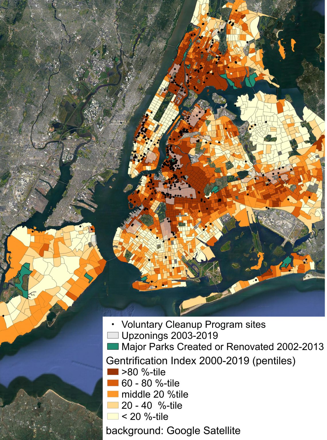 Cleanup of contaminated “brownfields” concentrated in areas undergoing ...