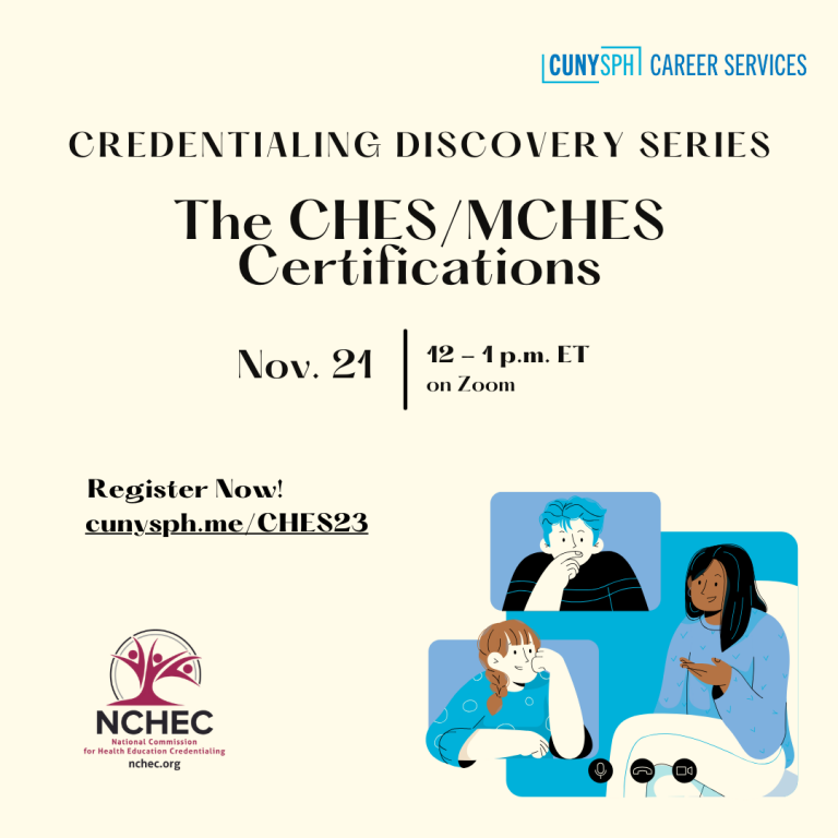 Credentialing Discovery Series: CHES/MCHES Certification Info Session ...