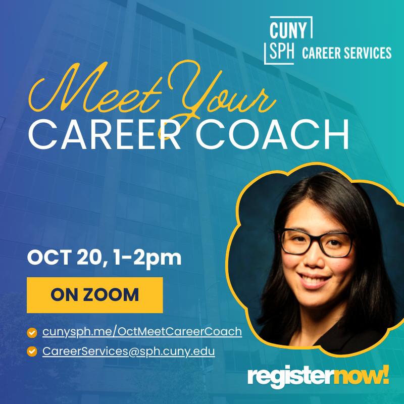 Meet Your Career Coach: Career Success at CUNY SPH - CUNY Graduate ...